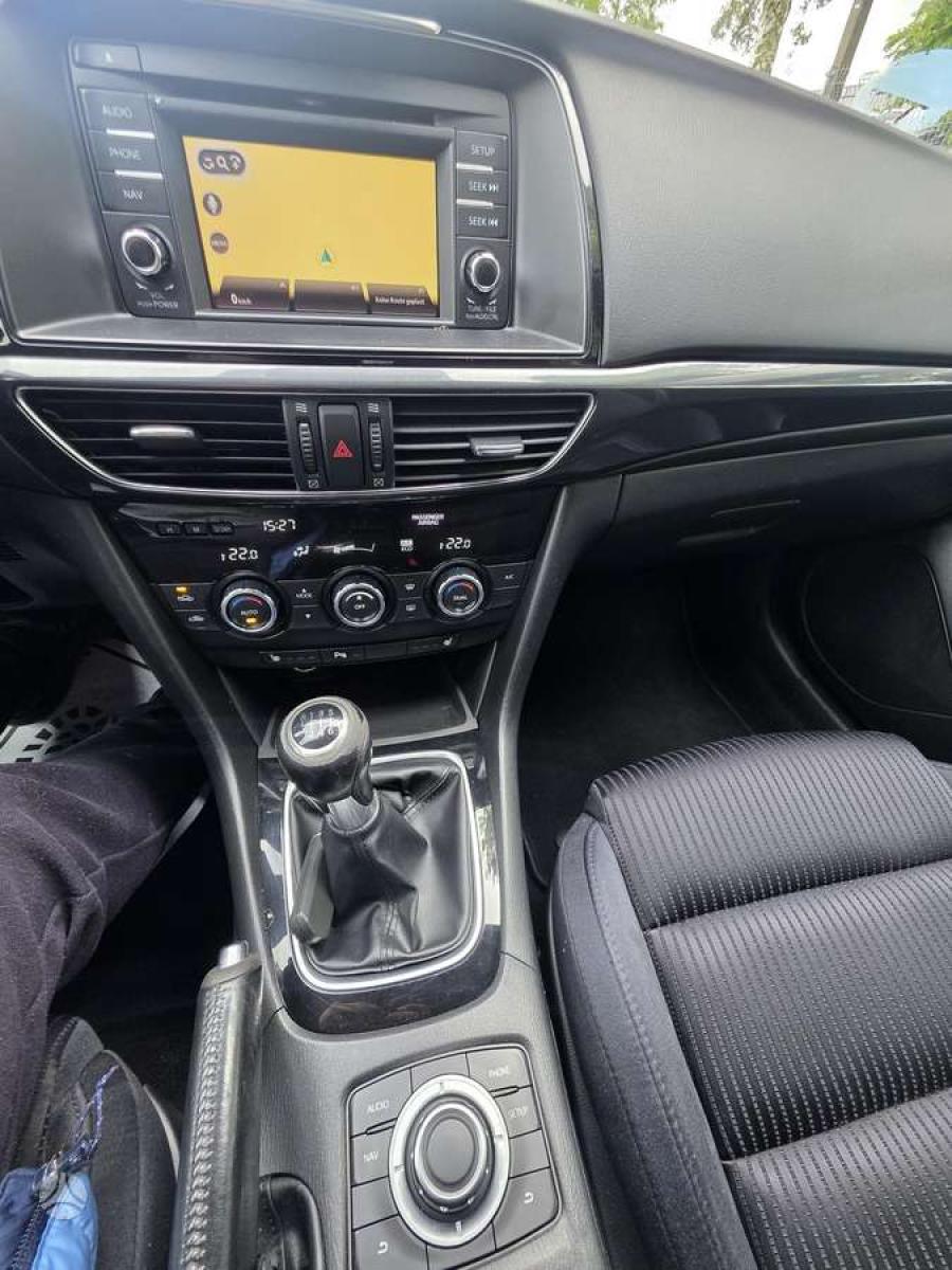 Blue Mazda 6 2013 in Marijampole, with an engine capacity of 2.18 L and mileage of 233 thousand km for 4350 €, photo 18 on AUTOMOTO.COM.LV
