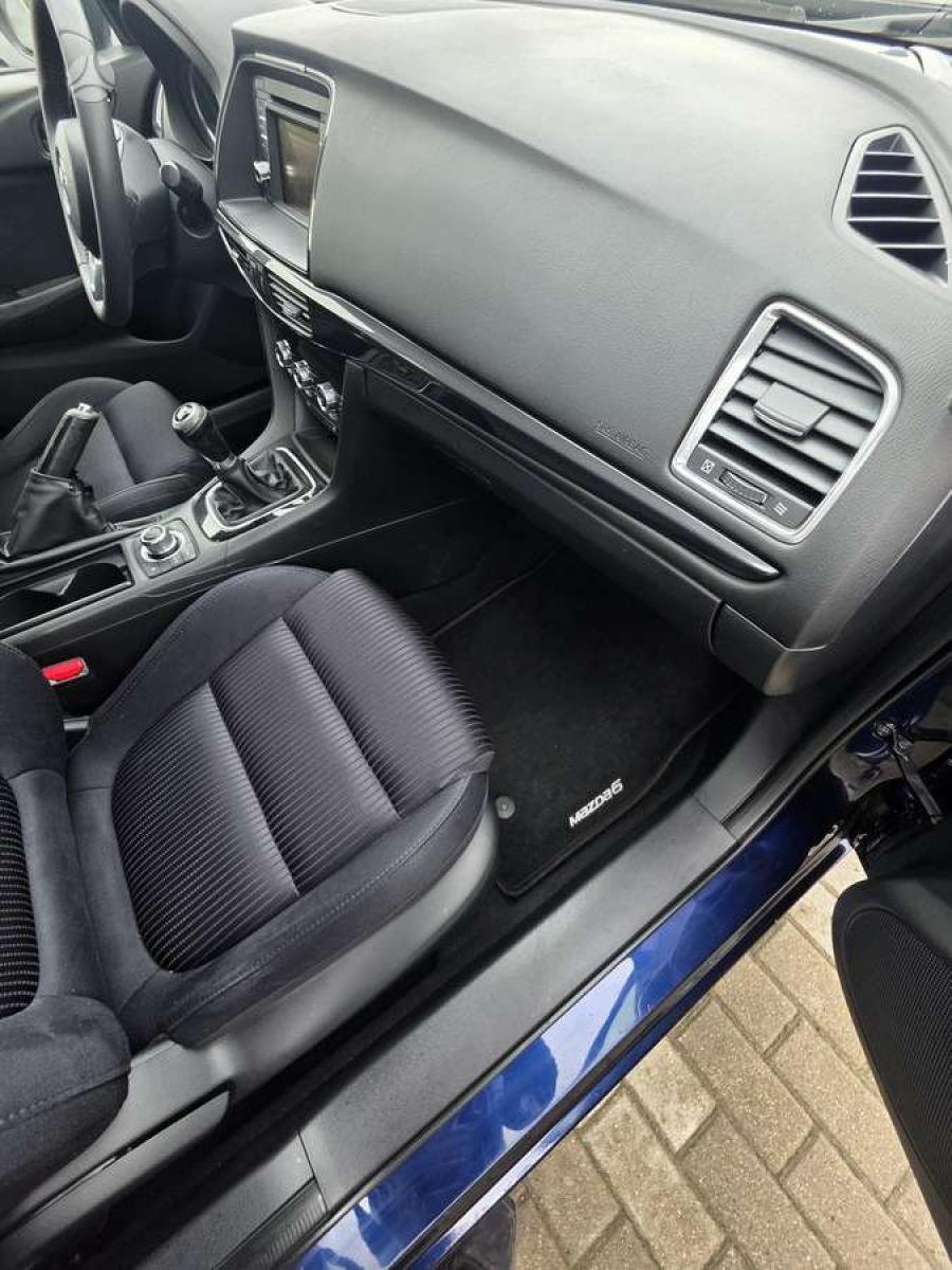 Blue Mazda 6 2013 in Marijampole, with an engine capacity of 2.18 L and mileage of 233 thousand km for 4350 €, photo 20 on AUTOMOTO.COM.LV