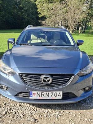 Blue Mazda 6 2013 in Mazeikiai, with an engine capacity of 2.18 L and mileage of 227 thousand km for 6200 €, photo  on AUTOMOTO.COM.LV