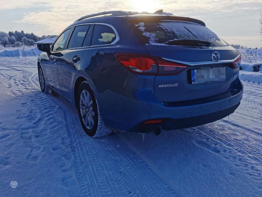 Blue Mazda 6 2014 in Vilnius, with an engine capacity of 2.20 L and mileage of 250 thousand km for 5750 €, photo 5 on AUTOMOTO.COM.LV