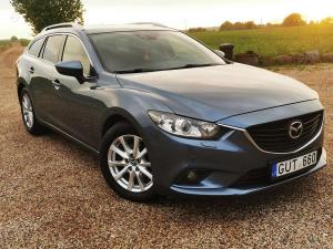 Zils Mazda 6 2014 Viļņa, ar dzinēja tilpumu 2.18 L un nobraukumu 250 tūkst. km par 5250 €, foto  vietnē AUTOMOTO.COM.LV
