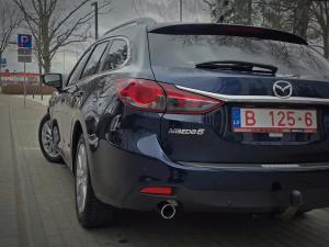Blue Mazda 6 2014 in Riga, with an engine capacity of 2.20 L and mileage of 287 thousand km for 4590 €, photo 6 on AUTOMOTO.COM.LV