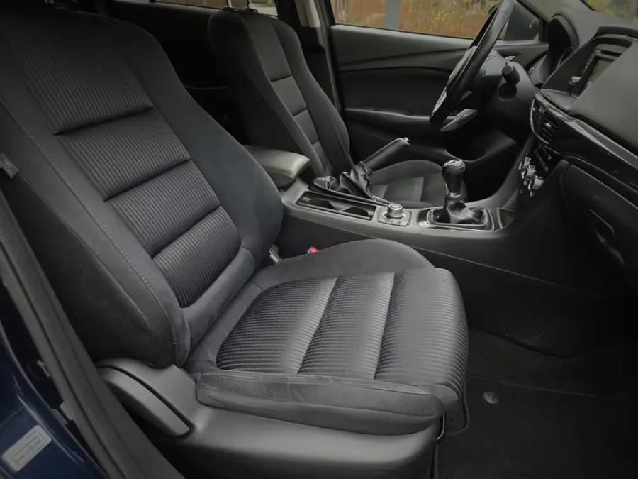 Blue Mazda 6 2014 in Riga, with an engine capacity of 2.20 L and mileage of 287 thousand km for 4590 €, photo 16 on AUTOMOTO.COM.LV