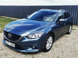 Blue Mazda 6 2014 in Vilnius, with an engine capacity of 2.20 L and mileage of 250 thousand km for 4950 €, photo  on AUTOMOTO.COM.LV