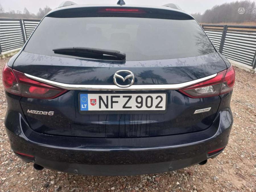 Zils Mazda 6 2015 Klaipėda, ar dzinēja tilpumu 2.19 L un nobraukumu 290 tūkst. km par 6400 €, foto 4 vietnē AUTOMOTO.COM.LV