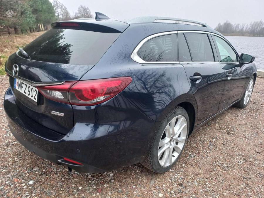Zils Mazda 6 2015 Klaipėda, ar dzinēja tilpumu 2.19 L un nobraukumu 290 tūkst. km par 6400 €, foto 5 vietnē AUTOMOTO.COM.LV