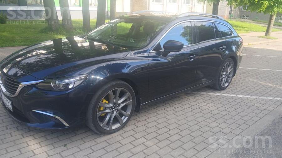 Blue Mazda 6 2016 in Rezekne, with an engine capacity of 2.20 L and mileage of 237 thousand km for 8050 €, photo 3 on AUTOMOTO.COM.LV