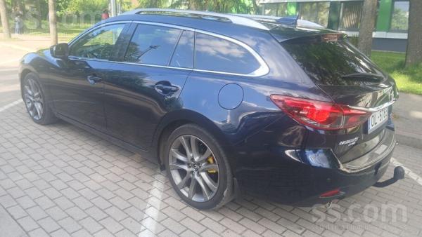 Blue Mazda 6 2016 in Rezekne, with an engine capacity of 2.20 L and mileage of 237 thousand km for 8050 €, photo 4 on AUTOMOTO.COM.LV