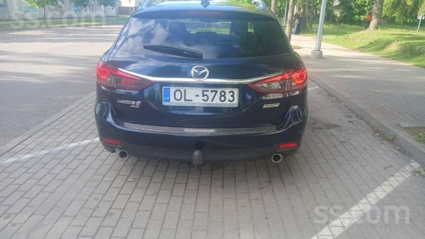 Blue Mazda 6 2016 in Rezekne, with an engine capacity of 2.20 L and mileage of 237 thousand km for 8050 €, photo 6 on AUTOMOTO.COM.LV