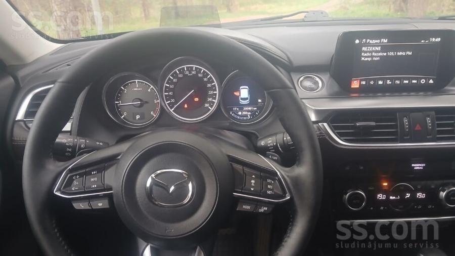 Blue Mazda 6 2016 in Rezekne, with an engine capacity of 2.20 L and mileage of 237 thousand km for 8050 €, photo 11 on AUTOMOTO.COM.LV