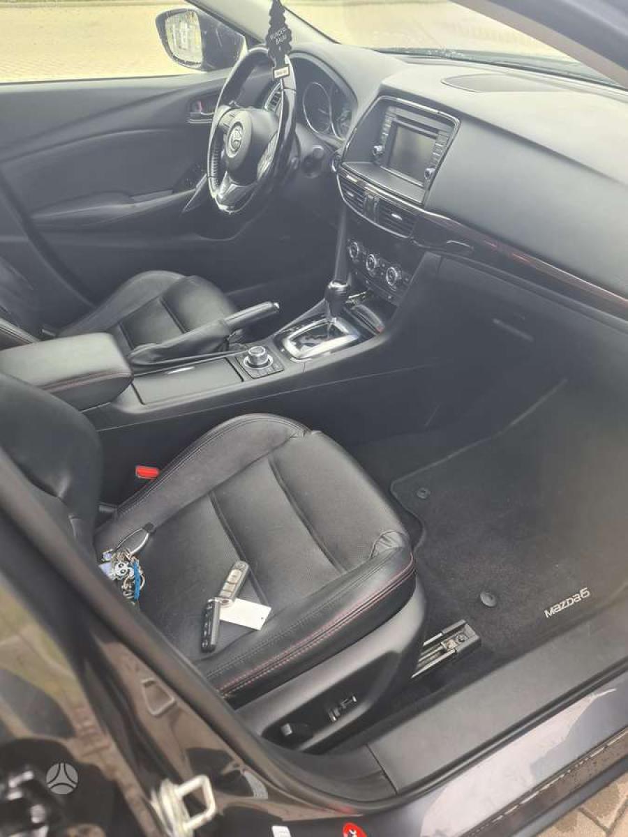 Brūns Mazda 6 2014 Tauragė, ar dzinēja tilpumu 2.20 L un nobraukumu 207 tūkst. km par 5600 €, foto 14 vietnē AUTOMOTO.COM.LV