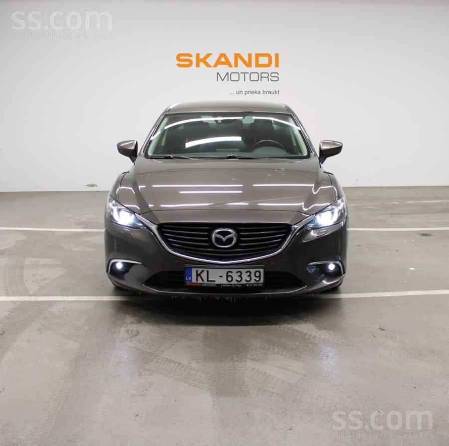 Brown Mazda 6 2016 in Riga, with an engine capacity of 2.00 L and mileage of 124 thousand km for 10990 €, photo 2 on AUTOMOTO.COM.LV