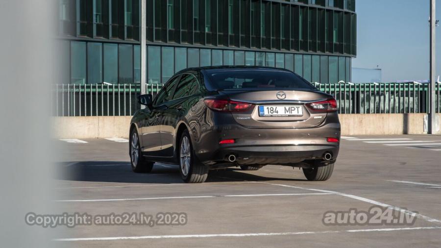 Brown Mazda 6 2016 in Tallinn, with an engine capacity of 2.00 L and mileage of 171 thousand km for 12900 €, photo 8 on AUTOMOTO.COM.LV