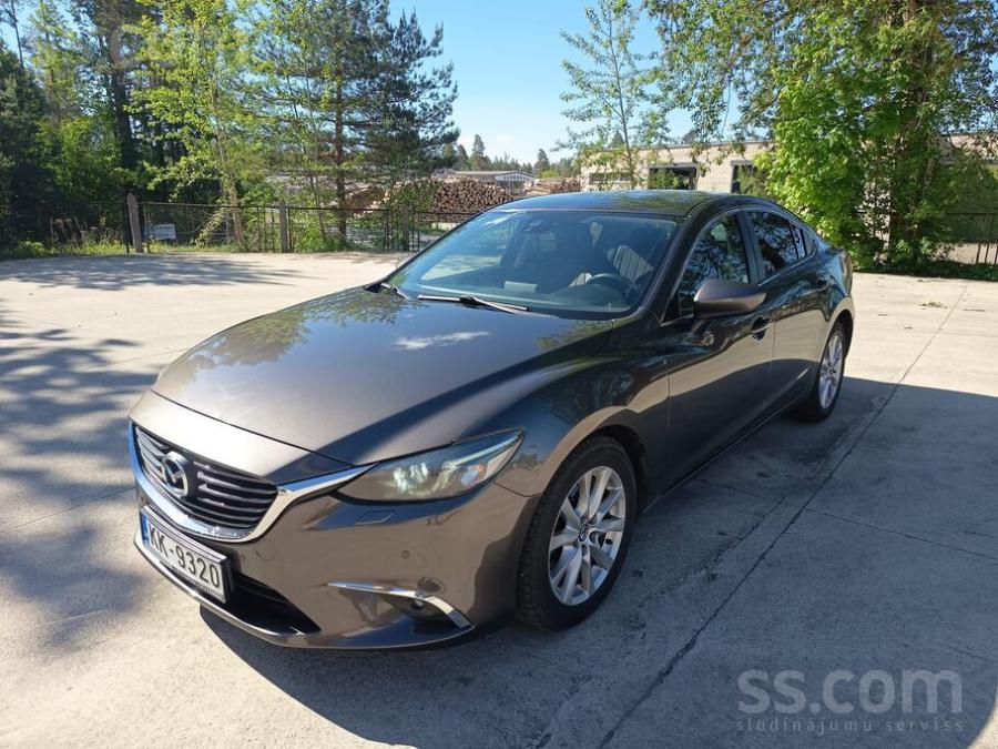 Brown Mazda 6 2016 in Jekabpils, with an engine capacity of 2.00 L and mileage of 198 thousand km for 8400 €, photo 4 on AUTOMOTO.COM.LV