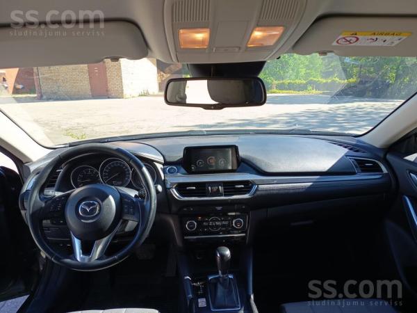 Brown Mazda 6 2016 in Jekabpils, with an engine capacity of 2.00 L and mileage of 198 thousand km for 8400 €, photo 8 on AUTOMOTO.COM.LV