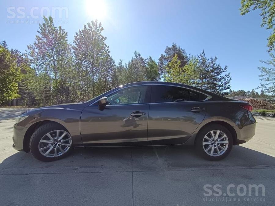 Brown Mazda 6 2016 in Jekabpils, with an engine capacity of 2.00 L and mileage of 198 thousand km for 8400 €, photo 13 on AUTOMOTO.COM.LV