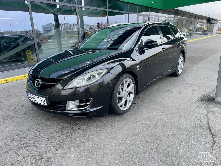 Brown Mazda 6 2009 in Vilnius, with an engine capacity of 2.00 L and mileage of 290 thousand km for 2650 €, photo 1 on AUTOMOTO.COM.LV