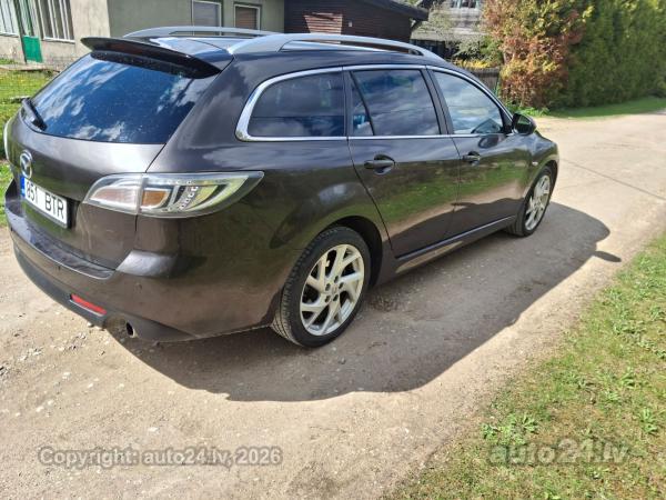 Brown Mazda 6 2012 in Tallinn, with an engine capacity of 2.20 L and mileage of 342 thousand km for 2500 €, photo 6 on AUTOMOTO.COM.LV