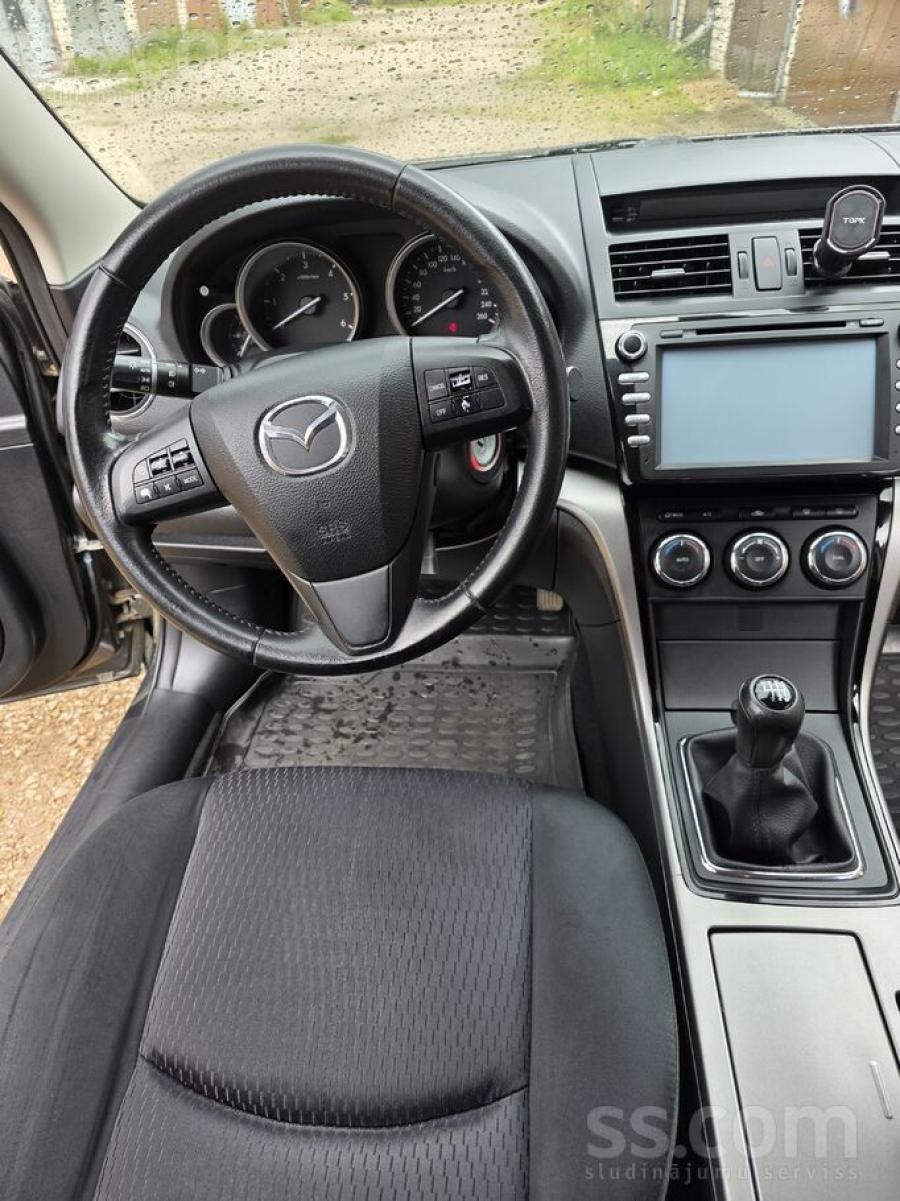 Brūns Mazda 6 2012 Jēkabpils, ar dzinēja tilpumu 2.20 L un nobraukumu 264 tūkst. km par 4350 €, foto 18 vietnē AUTOMOTO.COM.LV