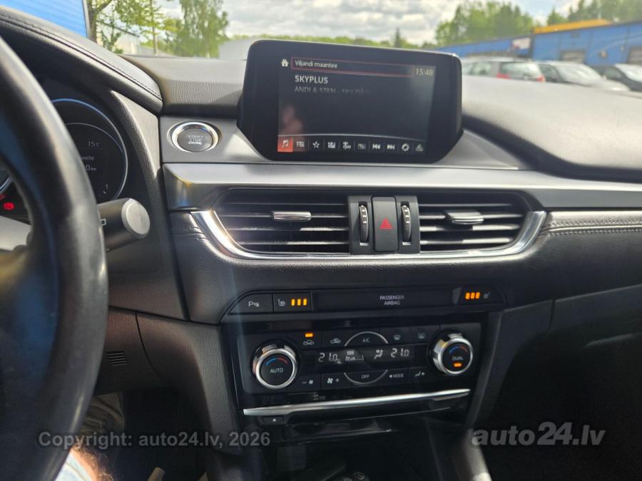 Brūns Mazda 6 2015 Tartu, ar dzinēja tilpumu 2.20 L un nobraukumu 196 tūkst. km par 6290 €, foto 11 vietnē AUTOMOTO.COM.LV