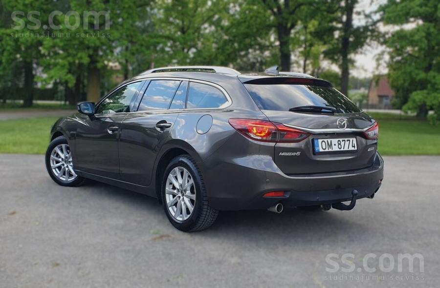 Brūns Mazda 6 2015 Jelgava, ar dzinēja tilpumu 2.20 L un nobraukumu 270 tūkst. km par 6500 €, foto 3 vietnē AUTOMOTO.COM.LV