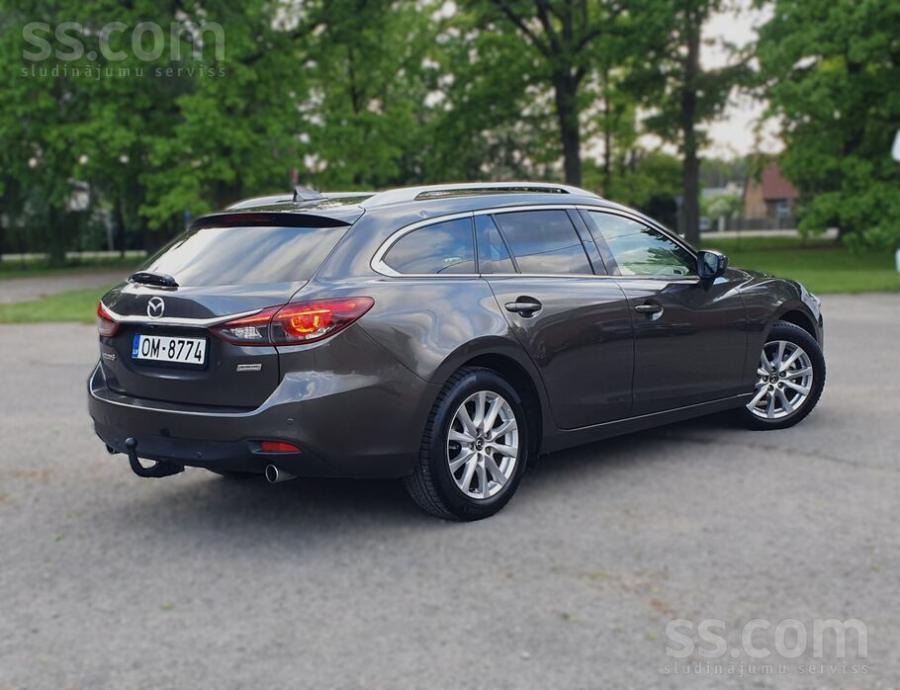 Brūns Mazda 6 2015 Jelgava, ar dzinēja tilpumu 2.20 L un nobraukumu 270 tūkst. km par 6500 €, foto 5 vietnē AUTOMOTO.COM.LV