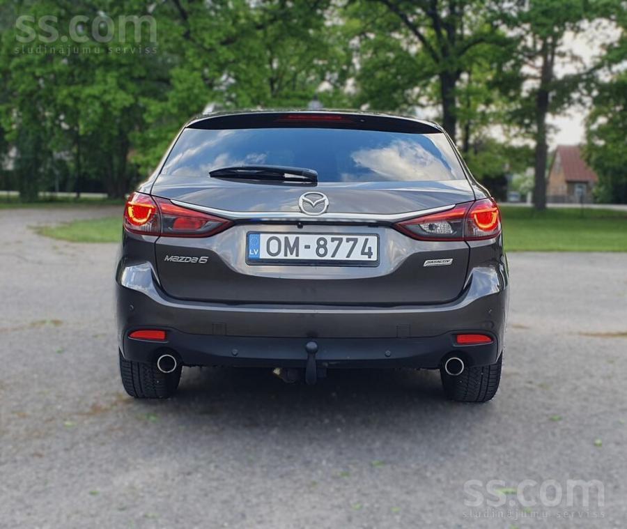 Brūns Mazda 6 2015 Jelgava, ar dzinēja tilpumu 2.20 L un nobraukumu 270 tūkst. km par 6500 €, foto 7 vietnē AUTOMOTO.COM.LV