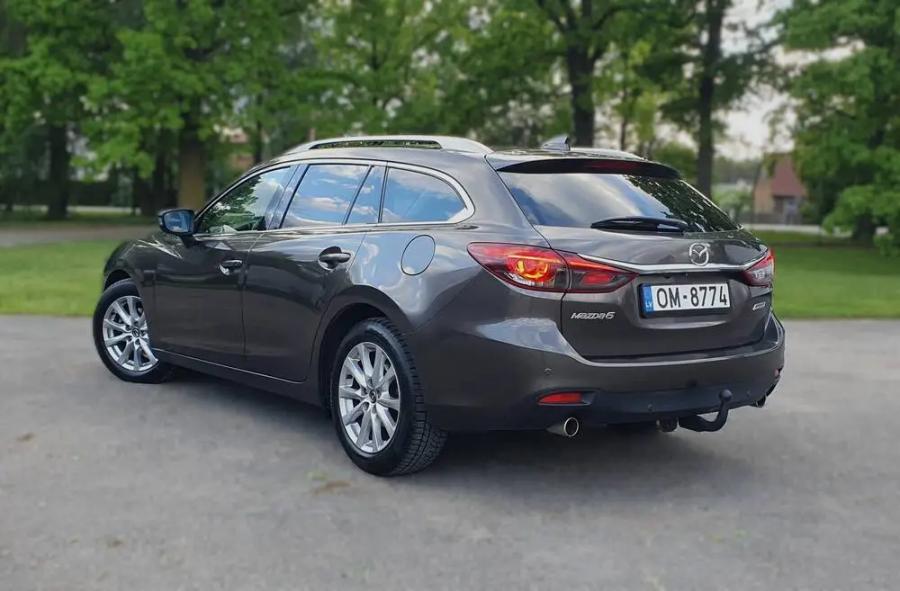 Brūns Mazda 6 2015 Jelgava, ar dzinēja tilpumu 2.20 L un nobraukumu 270 tūkst. km par 6950 €, foto 3 vietnē AUTOMOTO.COM.LV