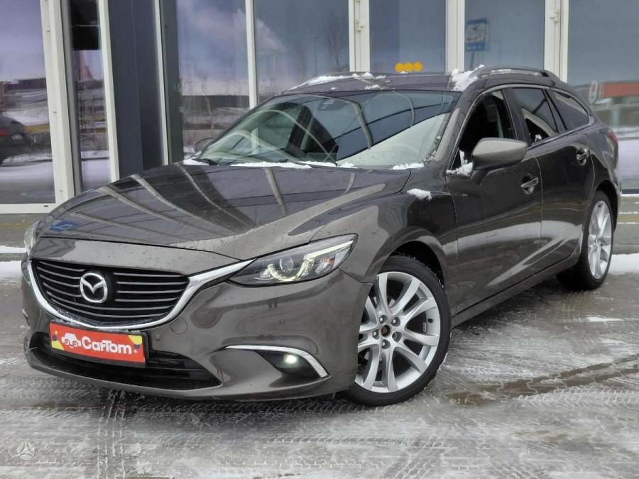 Brūns Mazda 6 2016 Viļņa, ar dzinēja tilpumu 2.19 L un nobraukumu 342 tūkst. km par 8000 €, foto 3 vietnē AUTOMOTO.COM.LV