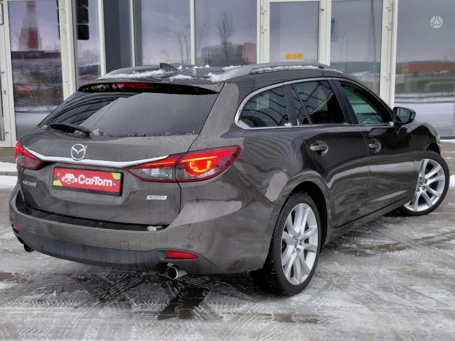 Brūns Mazda 6 2016 Viļņa, ar dzinēja tilpumu 2.19 L un nobraukumu 342 tūkst. km par 8000 €, foto 6 vietnē AUTOMOTO.COM.LV
