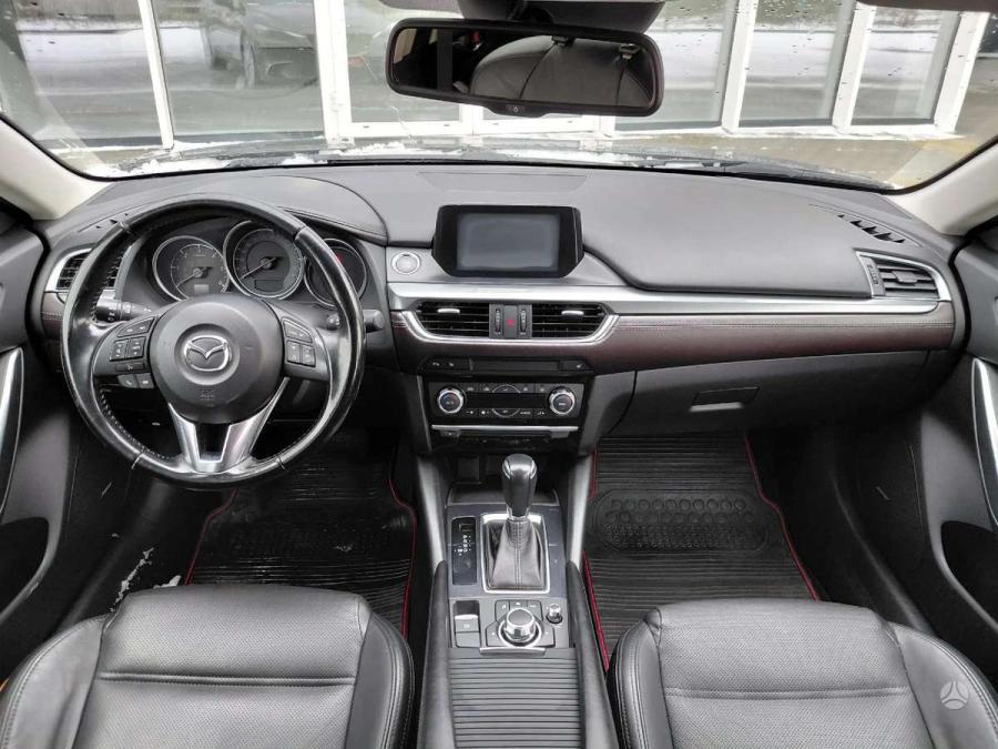 Brūns Mazda 6 2016 Viļņa, ar dzinēja tilpumu 2.19 L un nobraukumu 342 tūkst. km par 8000 €, foto 11 vietnē AUTOMOTO.COM.LV