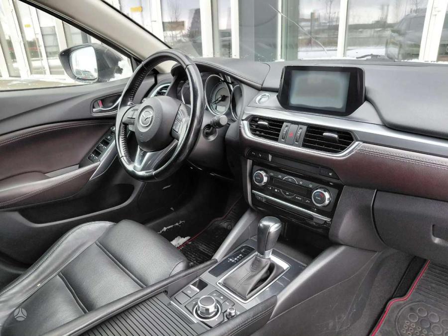 Brūns Mazda 6 2016 Viļņa, ar dzinēja tilpumu 2.19 L un nobraukumu 342 tūkst. km par 8000 €, foto 13 vietnē AUTOMOTO.COM.LV