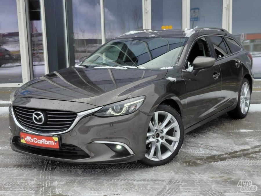 Brūns Mazda 6 2016 Viļņa, ar dzinēja tilpumu 2.20 L un nobraukumu 342 tūkst. km par 6900 €, foto 3 vietnē AUTOMOTO.COM.LV