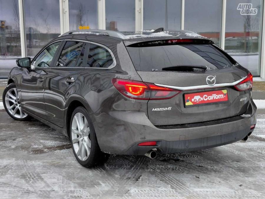 Brūns Mazda 6 2016 Viļņa, ar dzinēja tilpumu 2.20 L un nobraukumu 342 tūkst. km par 6900 €, foto 4 vietnē AUTOMOTO.COM.LV
