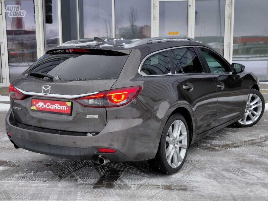 Brūns Mazda 6 2016 Viļņa, ar dzinēja tilpumu 2.20 L un nobraukumu 342 tūkst. km par 6900 €, foto 6 vietnē AUTOMOTO.COM.LV
