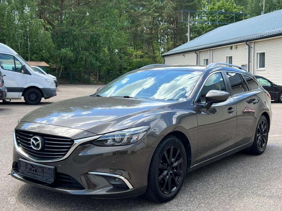 Brown Mazda 6 2016 in Trakai, with an engine capacity of 2.20 L and mileage of 261 thousand km for 6300 €, photo 1 on AUTOMOTO.COM.LV