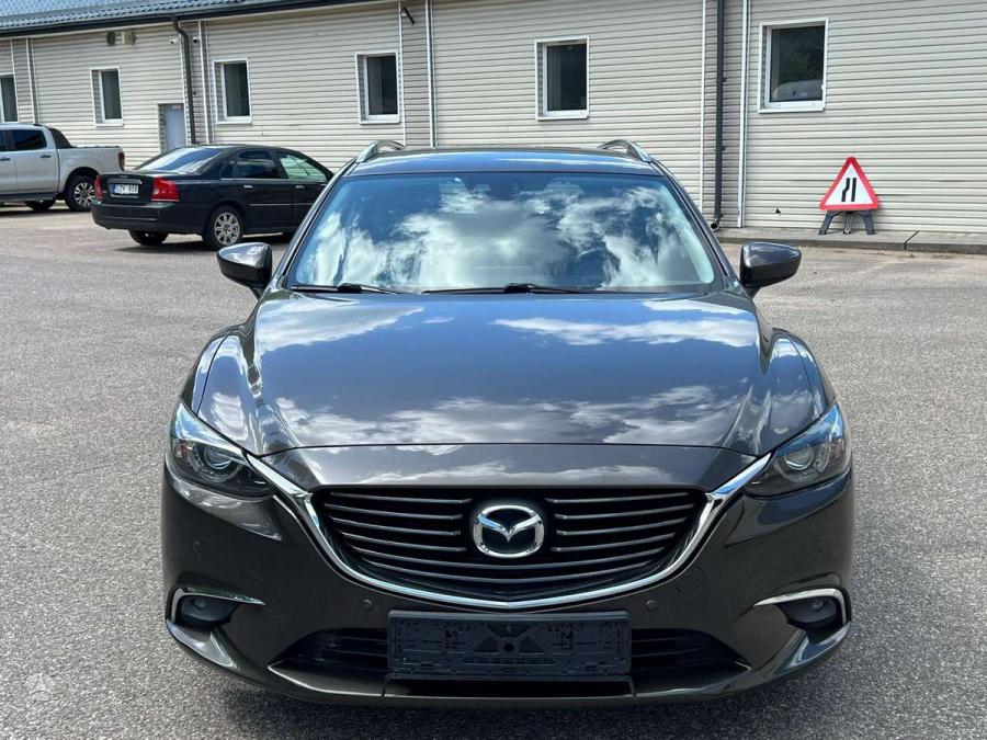 Brown Mazda 6 2016 in Trakai, with an engine capacity of 2.20 L and mileage of 261 thousand km for 6300 €, photo 3 on AUTOMOTO.COM.LV