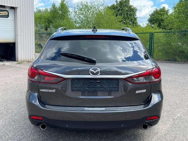 Brown Mazda 6 2016 in Trakai, with an engine capacity of 2.20 L and mileage of 261 thousand km for 6300 €, photo 6 on AUTOMOTO.COM.LV