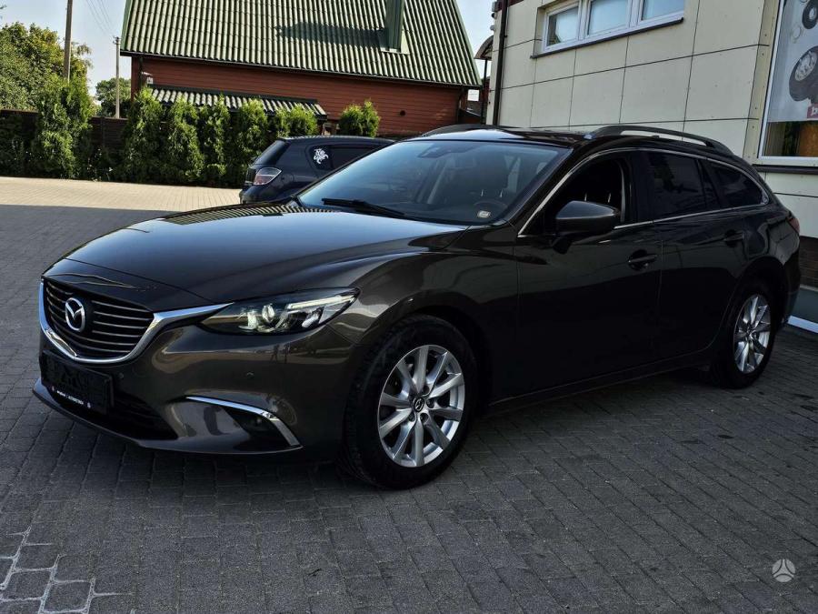 Brown Mazda 6 2016 in Kretinga, with an engine capacity of 2.19 L and mileage of 211 thousand km for 6899 €, photo 4 on AUTOMOTO.COM.LV