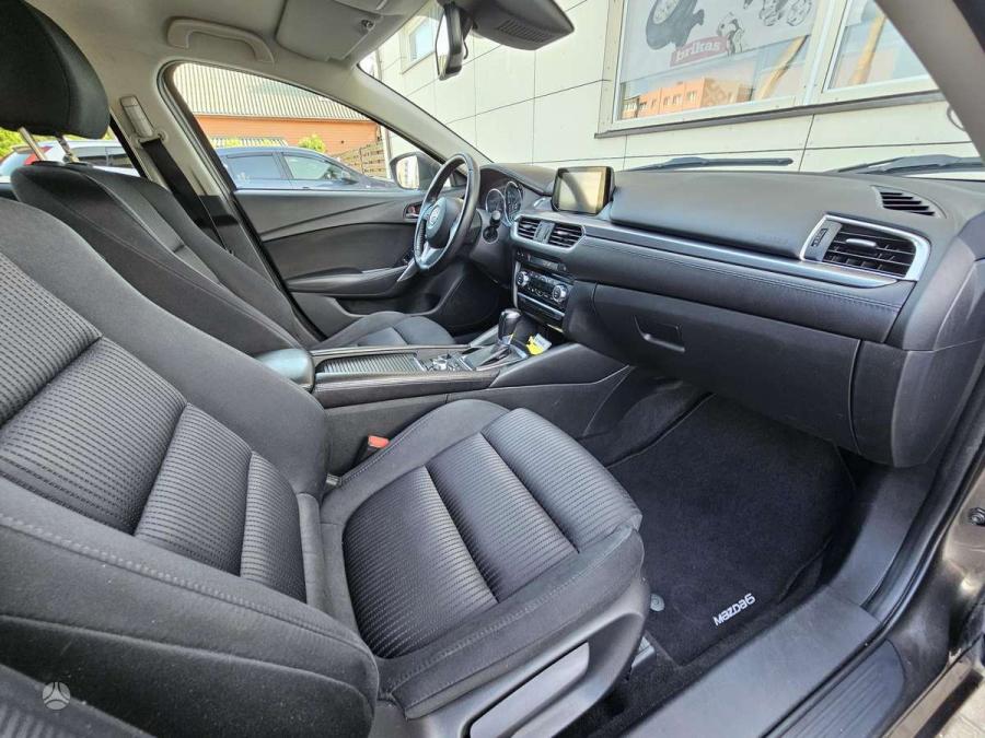 Brown Mazda 6 2016 in Kretinga, with an engine capacity of 2.19 L and mileage of 211 thousand km for 6899 €, photo 19 on AUTOMOTO.COM.LV