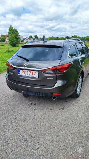 Brown Mazda 6 2016 in Marijampole, with an engine capacity of 2.19 L and mileage of 201 thousand km for 6900 €, photo 5 on AUTOMOTO.COM.LV