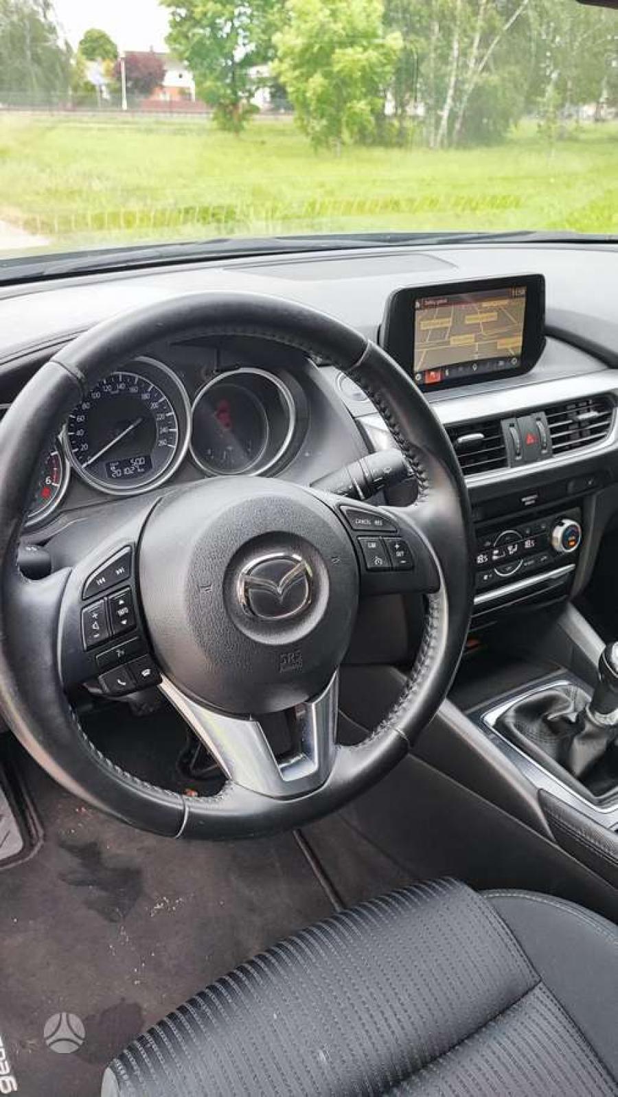 Brown Mazda 6 2016 in Marijampole, with an engine capacity of 2.19 L and mileage of 201 thousand km for 6900 €, photo 9 on AUTOMOTO.COM.LV