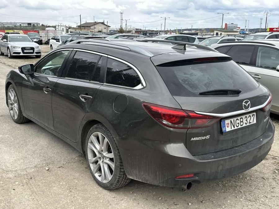 Brūns Mazda 6 2016 Viļņa, ar dzinēja tilpumu 2.19 L un nobraukumu 342 tūkst. km par 6400 €, foto 3 vietnē AUTOMOTO.COM.LV