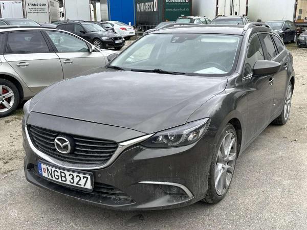 Brown Mazda 6 2016 in Vilnius, with an engine capacity of 2.19 L and mileage of 342 thousand km for 6400 €, photo 4 on AUTOMOTO.COM.LV