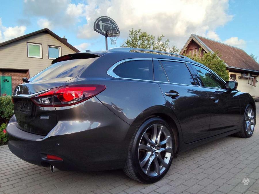 Brown Mazda 6 2017 in Vilnius, with an engine capacity of 2.19 L and mileage of 192 thousand km for 7650 €, photo 9 on AUTOMOTO.COM.LV