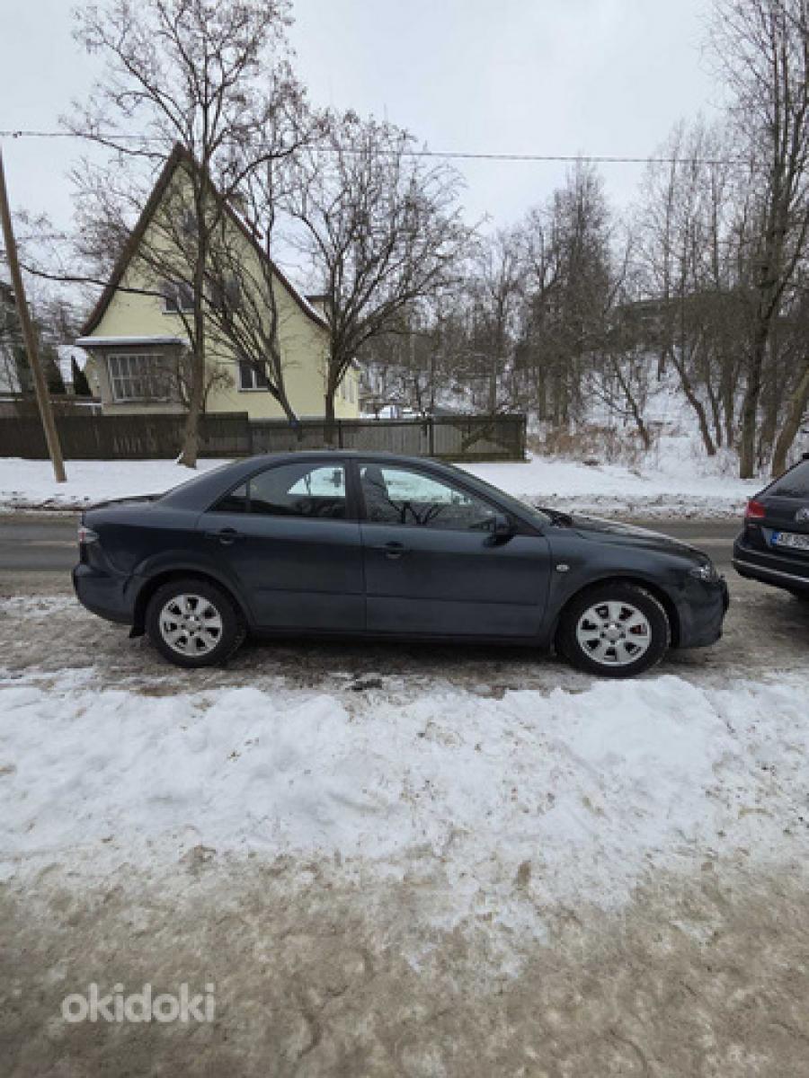 Green Mazda 6 2006 in Tallinn, with an engine capacity of 1.80 L and mileage of 197 thousand km for 2000 €, photo 4 on AUTOMOTO.COM.LV