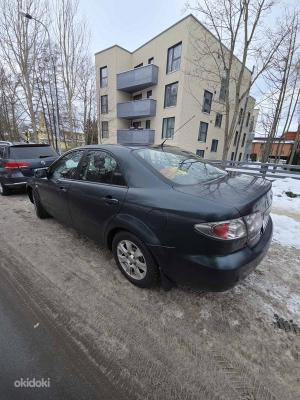 Green Mazda 6 2006 in Tallinn, with an engine capacity of 1.80 L and mileage of 197 thousand km for 2000 €, photo 10 on AUTOMOTO.COM.LV
