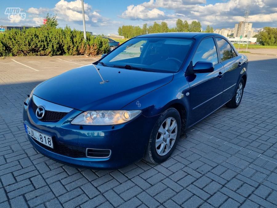 Green Mazda 6 2008 in Kaunas, with an engine capacity of 1.80 L and mileage of 308 thousand km for 850 €, photo 1 on AUTOMOTO.COM.LV