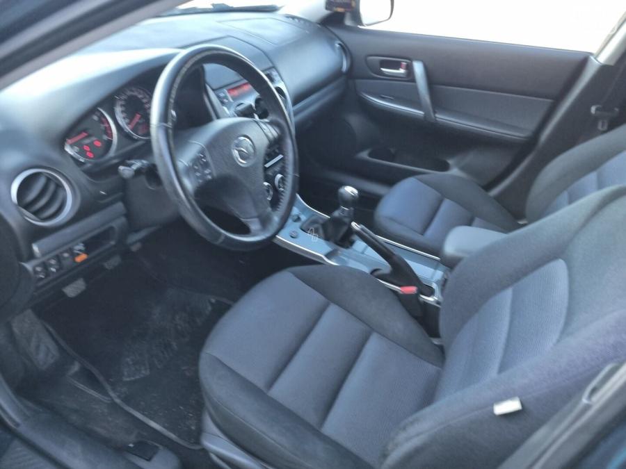 Green Mazda 6 2008 in Kaunas, with an engine capacity of 1.80 L and mileage of 308 thousand km for 850 €, photo 9 on AUTOMOTO.COM.LV