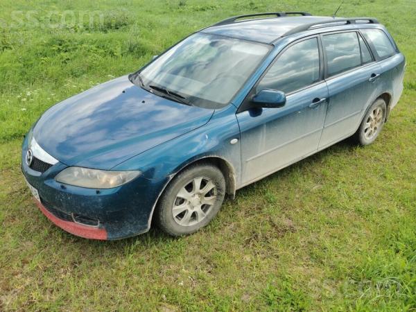 Zaļš Mazda 6 2008 Jēkabpils, ar dzinēja tilpumu 1.80 L un nobraukumu 348 tūkst. km par 400 €, foto 2 vietnē AUTOMOTO.COM.LV